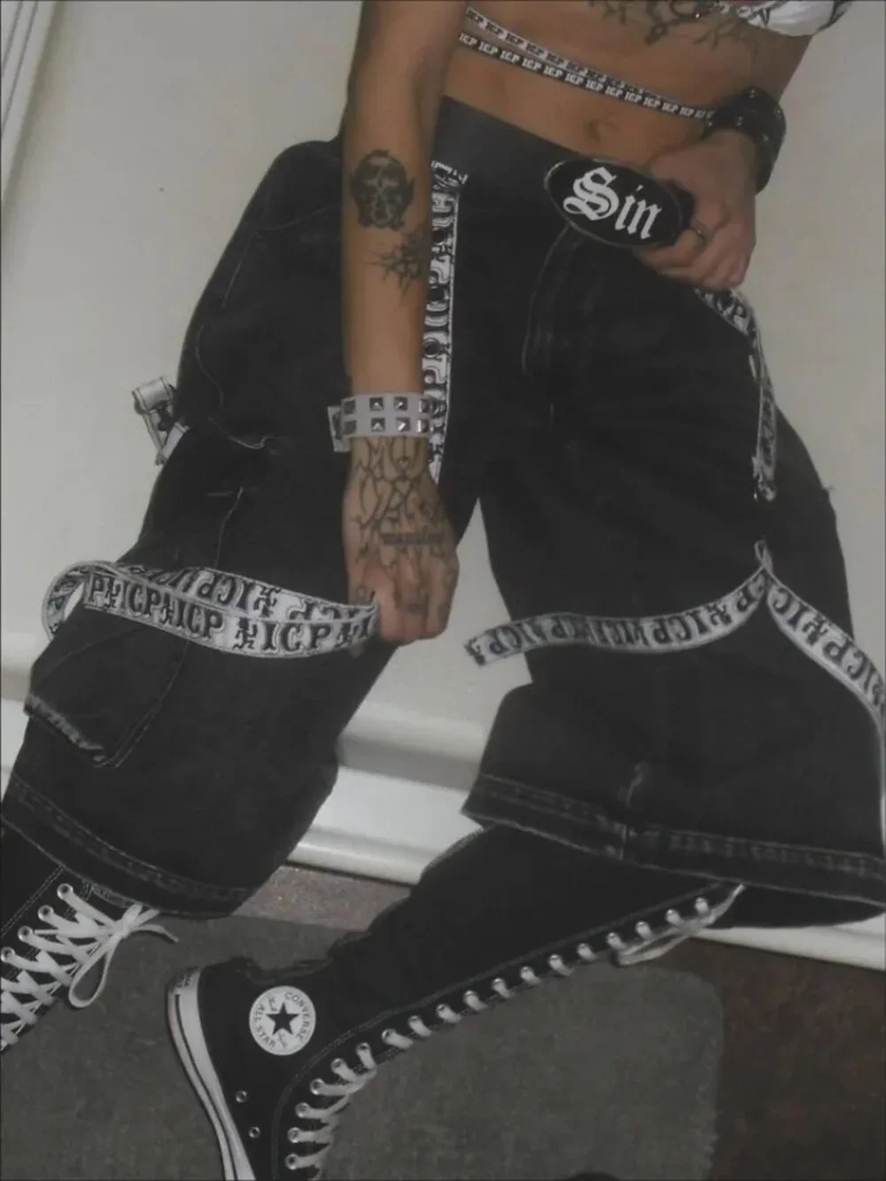 Insane Clown Posse | Shorts | Dolls Kill X Icp Riddle Box Cargo Shorts ...